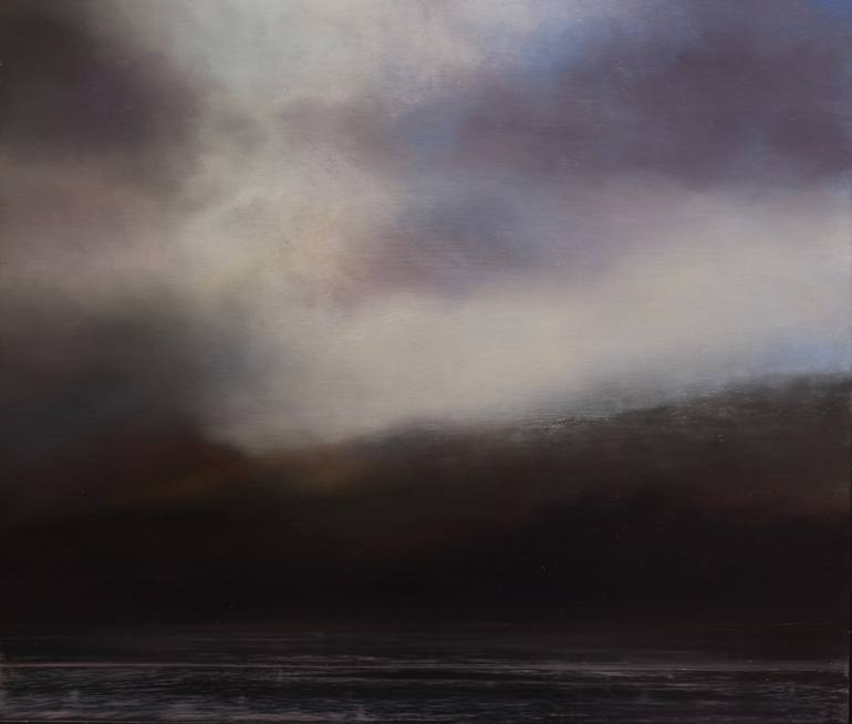 'Loch (still water)' Painting by mark foulds | Saatchi Art