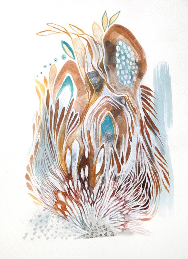 Growth Doesn't Always Flow in One Direction Painting by Janet Botes ...
