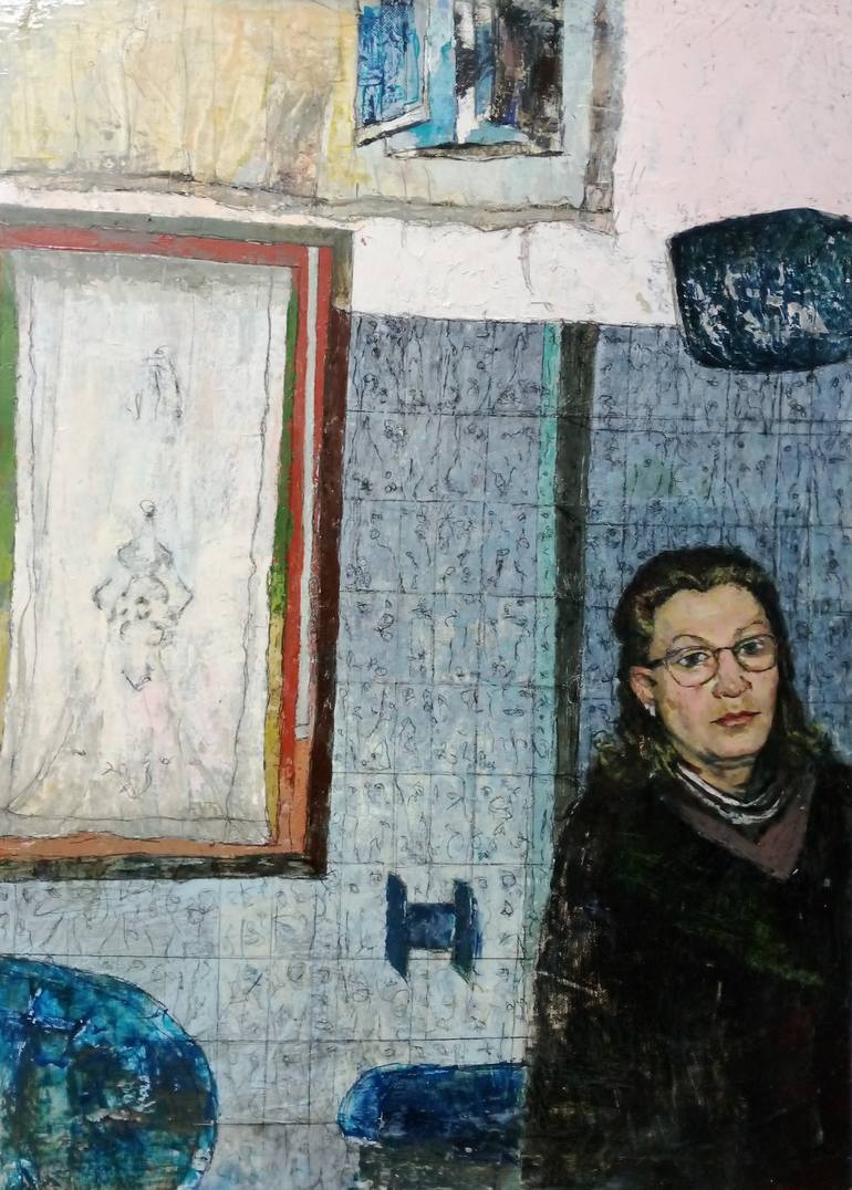 The embarrassing staging of existence, n. 19 Painting by Massimiliano ...