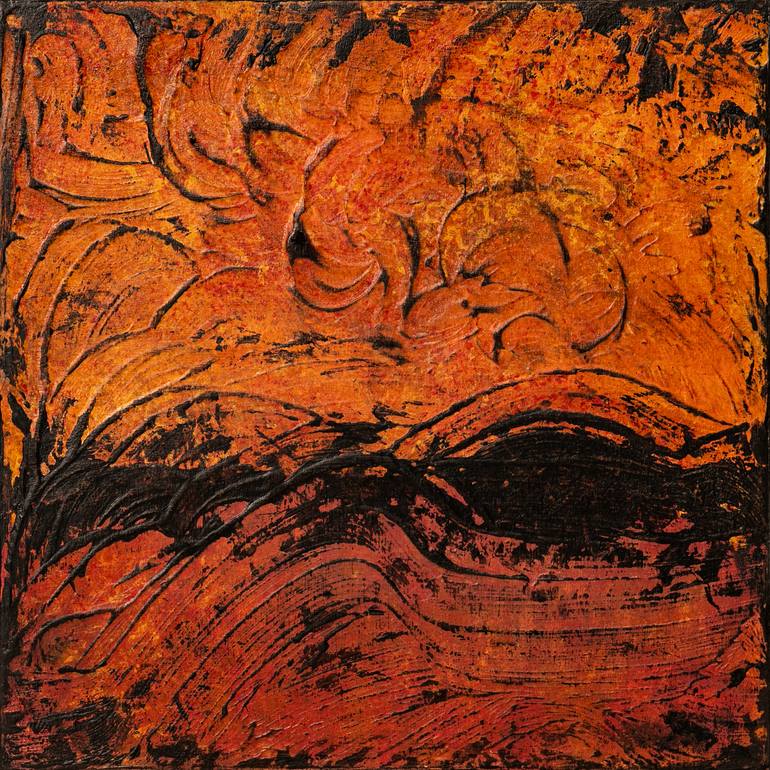 Cochiti Sunset Painting by Patricia Martin | Saatchi Art