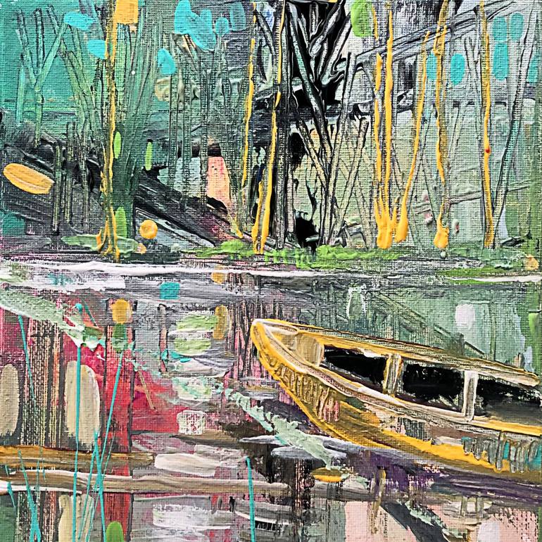 Rvierton Pond Painting by Daniel Nie | Saatchi Art