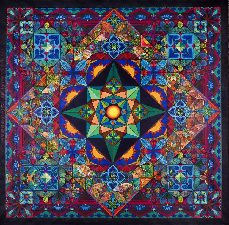 Transformation of the Algorithm Painting by VALERYAN BAKHAREV | Saatchi Art