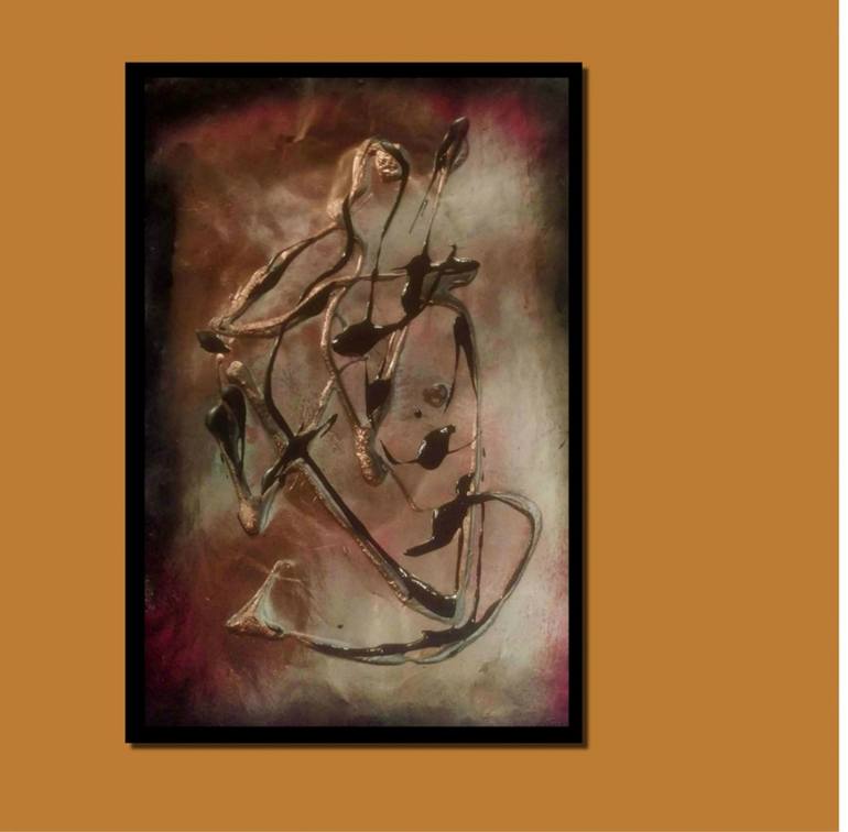 Bird On A Wire Painting by Nate Stewart | Saatchi Art