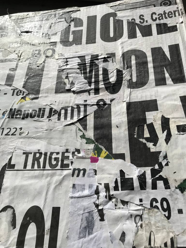 Italia Black and White Collage by Ian Ritchie | Saatchi Art