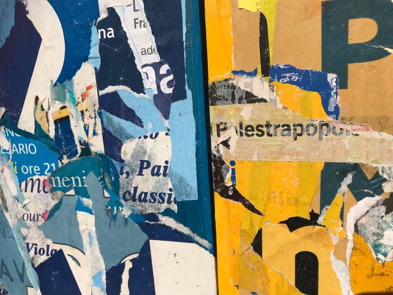 Sun. Sea. Street Collage by Ian Ritchie | Saatchi Art