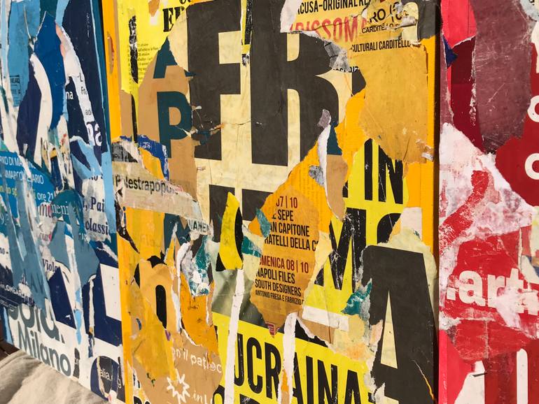 Sun. Sea. Street Collage by Ian Ritchie | Saatchi Art