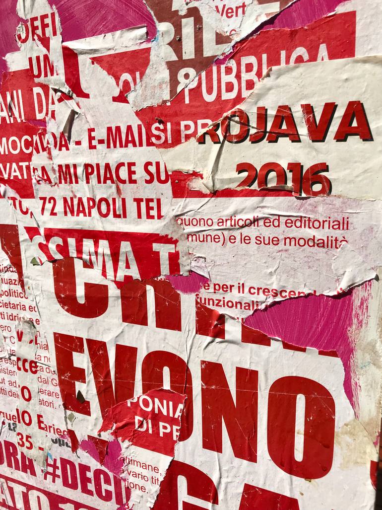 Italia Pink Collage by Ian Ritchie | Saatchi Art