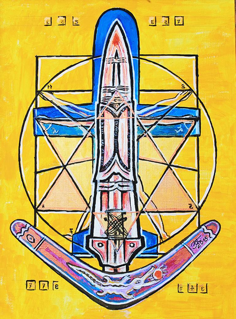 Longinus ' spear Painting by Valeryy Prykhodzka | Saatchi Art