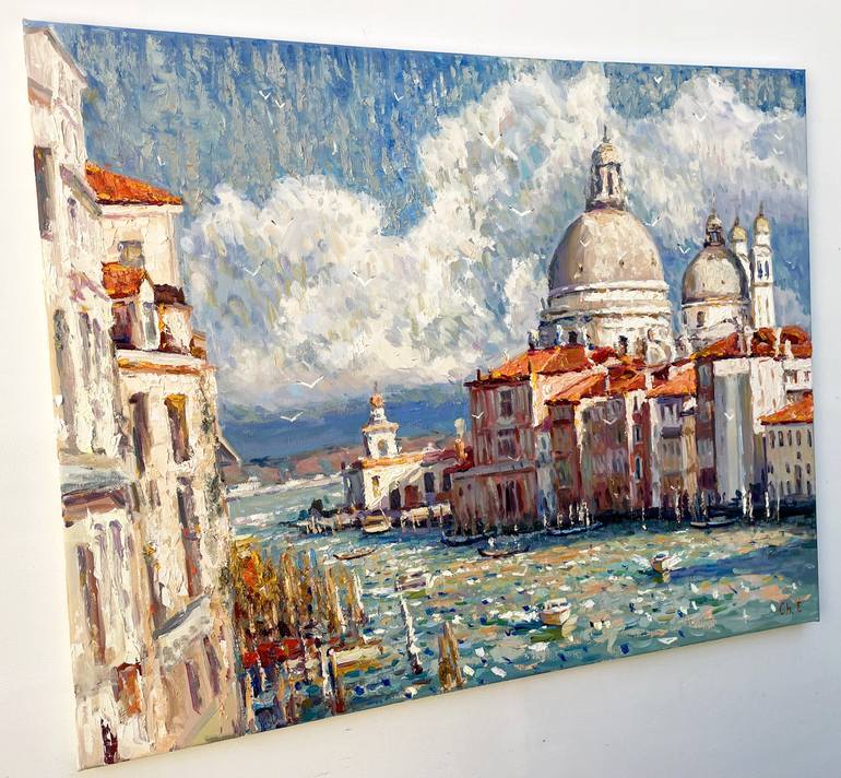Venice Cathedral Painting by Eugene Chernyakovsky | Saatchi Art