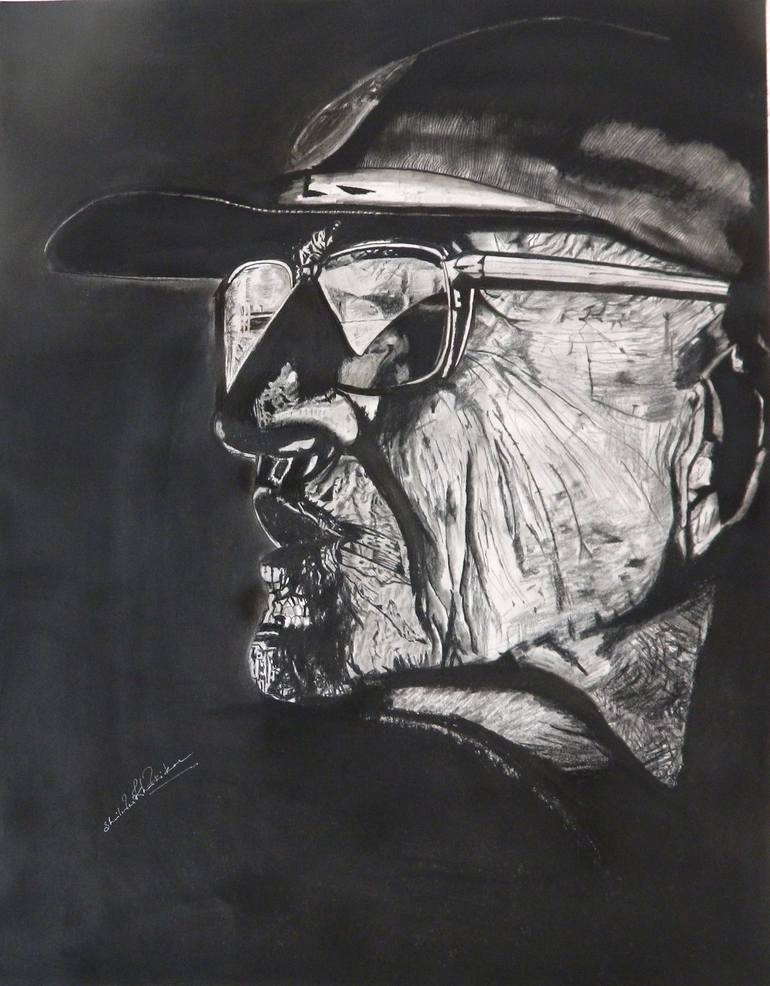 Wrinkles Drawing by Shailendra Khadkikar | Saatchi Art