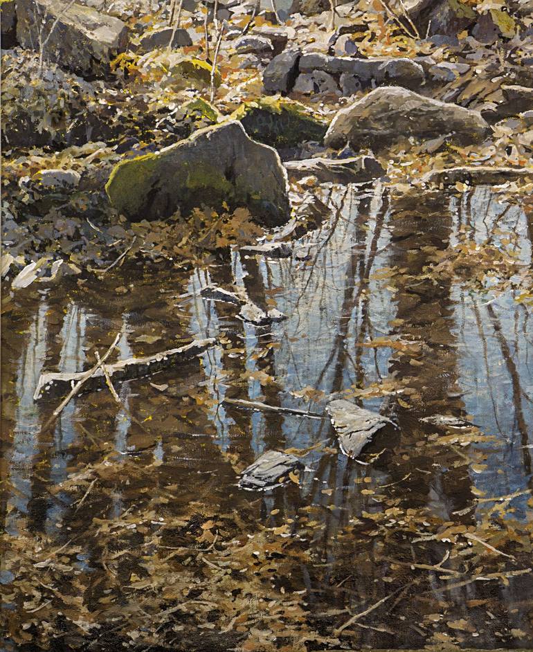 The reflection Painting by mike yang | Saatchi Art