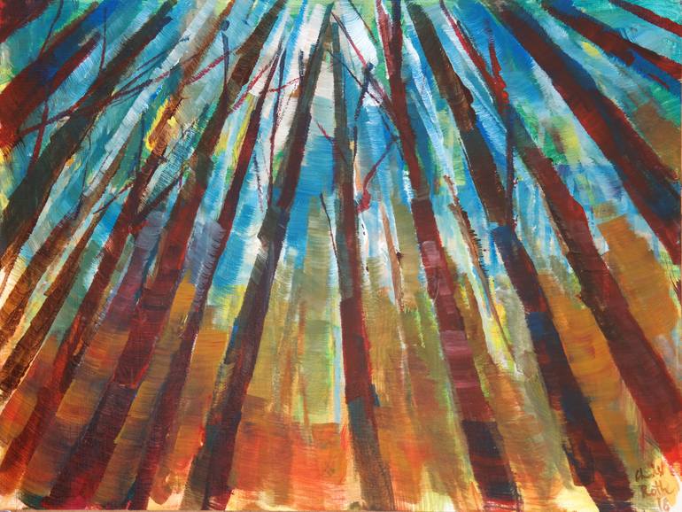 Slowly Looking Up Painting by Chris Roth | Saatchi Art