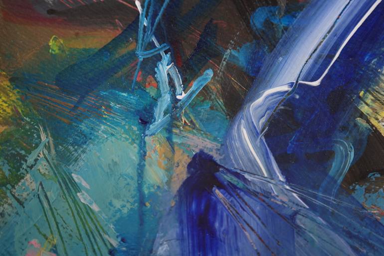 The Lightning Struck Tower Painting by Chris Roth | Saatchi Art