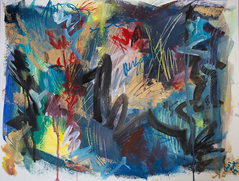 Vertical Painting by Chris Roth | Saatchi Art