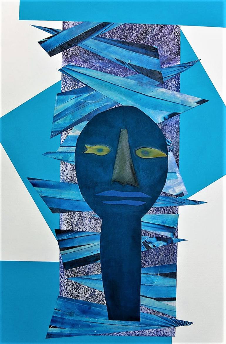 Broken Obstacles Collage by Mona Dworkin | Saatchi Art