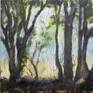 woodland light and shadow Painting by June Stapleton | Saatchi Art