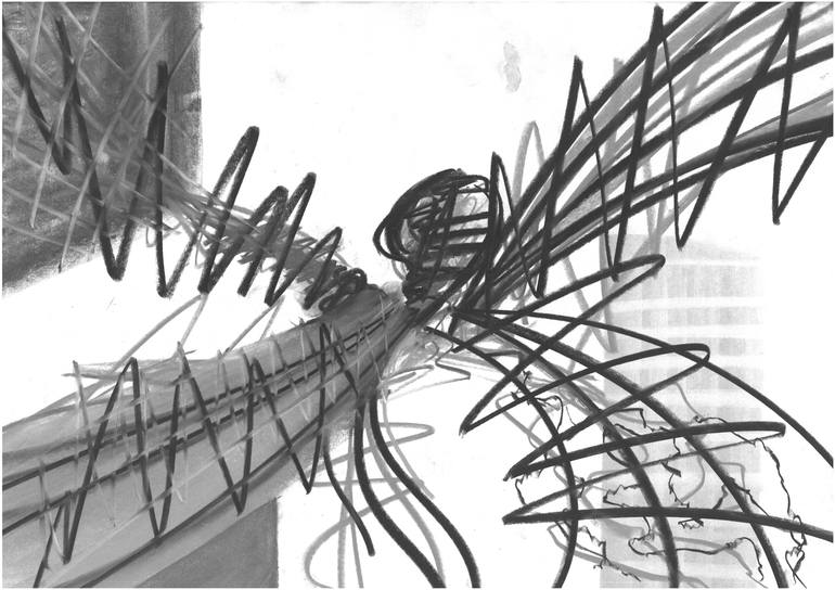 TROUBLED 1, (Scream) 2002. Drawing by Stephen McFarlane | Saatchi Art