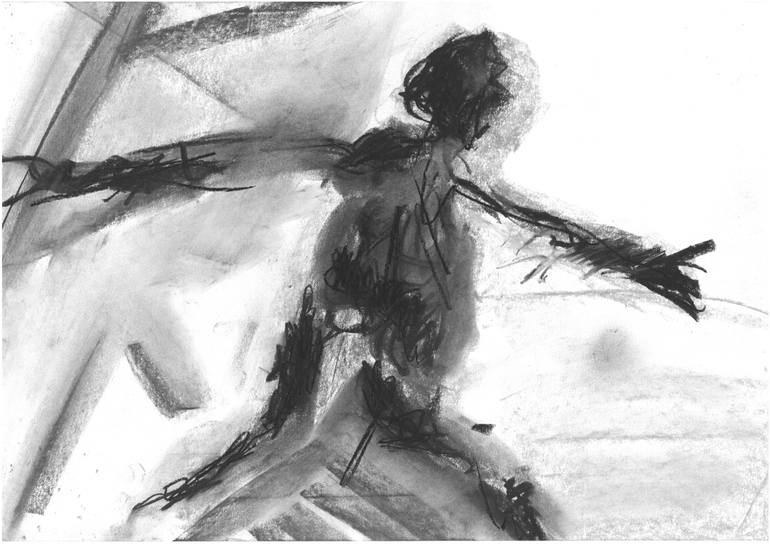 TROUBLED 4, (Burning) 2002. Drawing by Stephen McFarlane | Saatchi Art