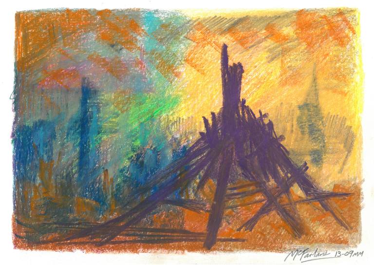 September 13, 2000. (i) Drawing by Stephen Mcfarlane | Saatchi Art