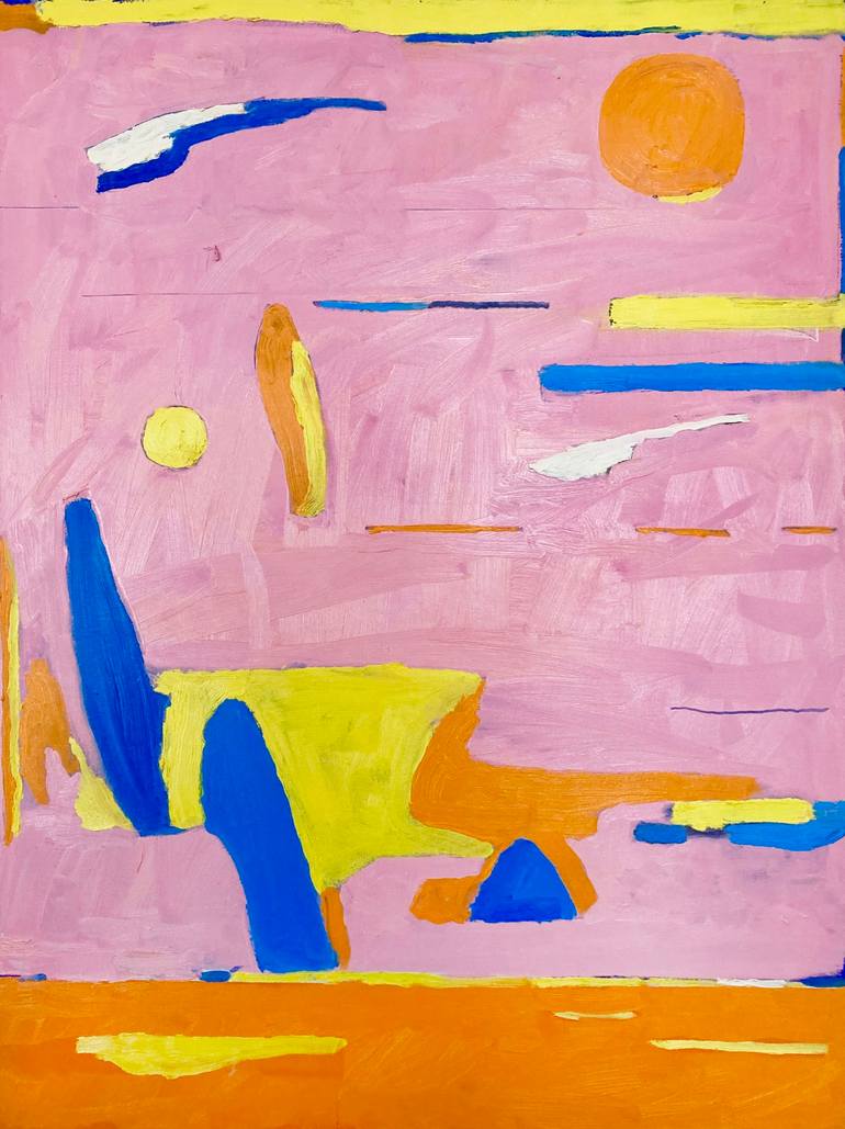 Strange Terrain Painting by Matt Higgins | Saatchi Art