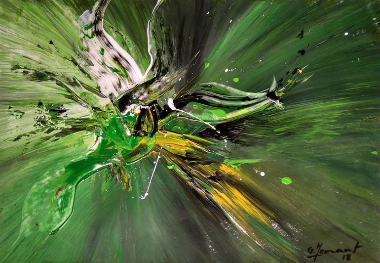 splash Painting by Hemant Gharat | Saatchi Art