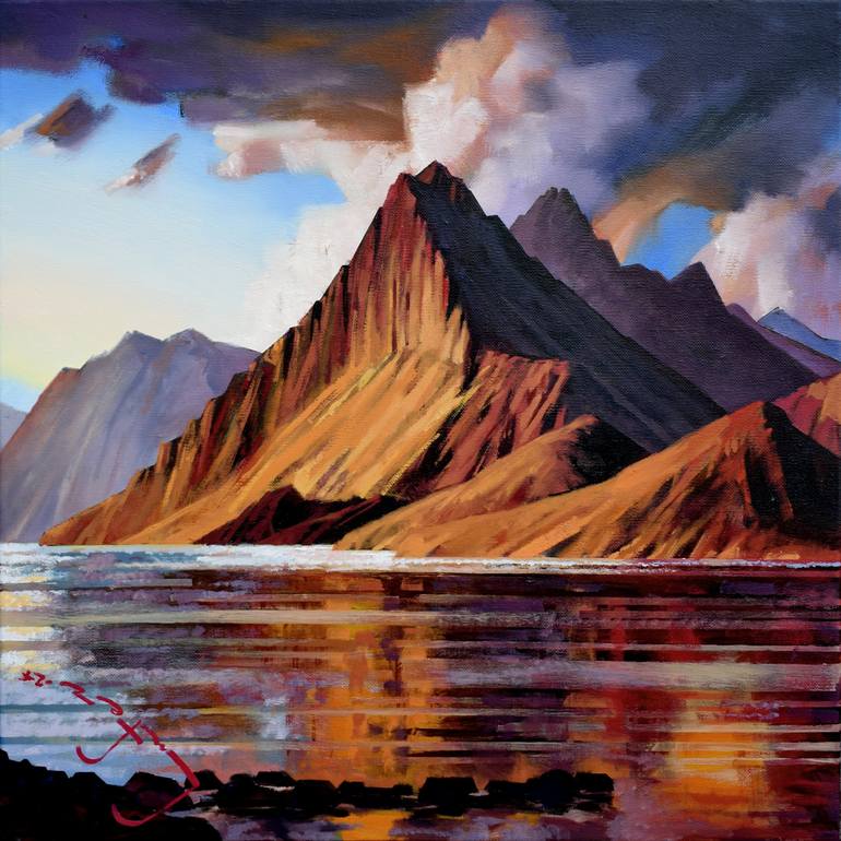 Earth Landscapes (Great Triangle) Painting by Alexander Lufer | Saatchi Art