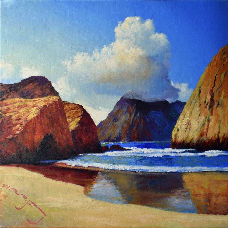 Earth Landscapes (Cloud Breez﻿e) Painting by Alexander Lufer | Saatchi Art