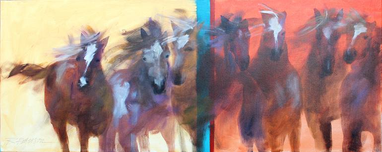On The Run Painting by Ron Patterson | Saatchi Art