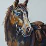 Passionate Horse Painting by scott shafran | Saatchi Art