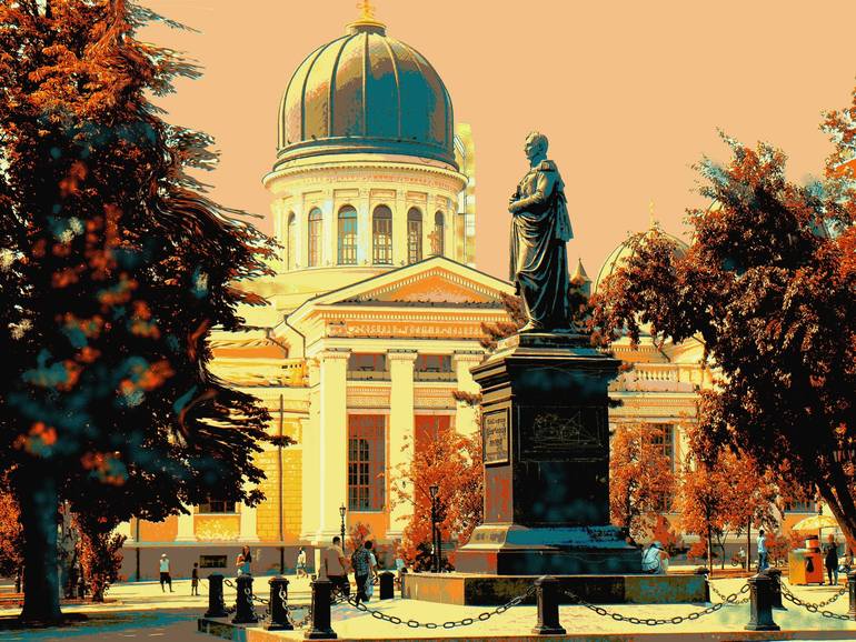Odessa. Monument to Count Vorontsov - Limited Edition of 5 Photography ...