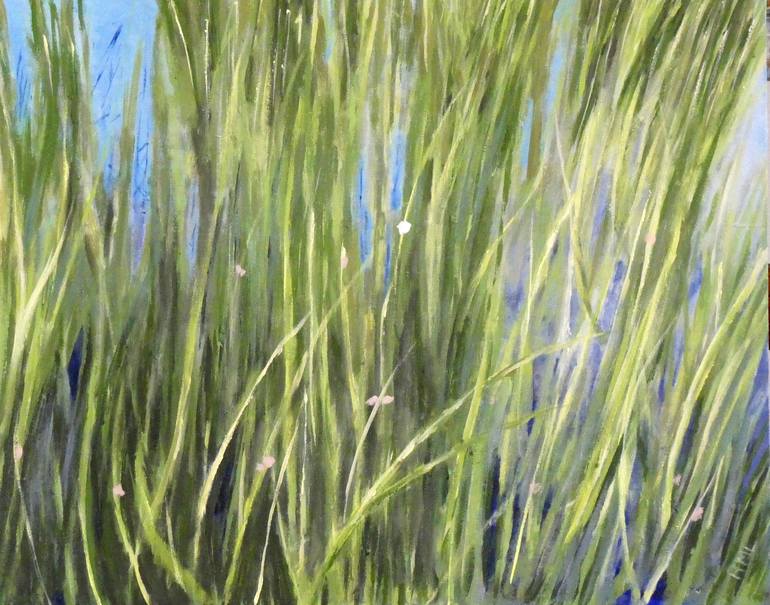 In the Reeds Painting by Richard Levy | Saatchi Art