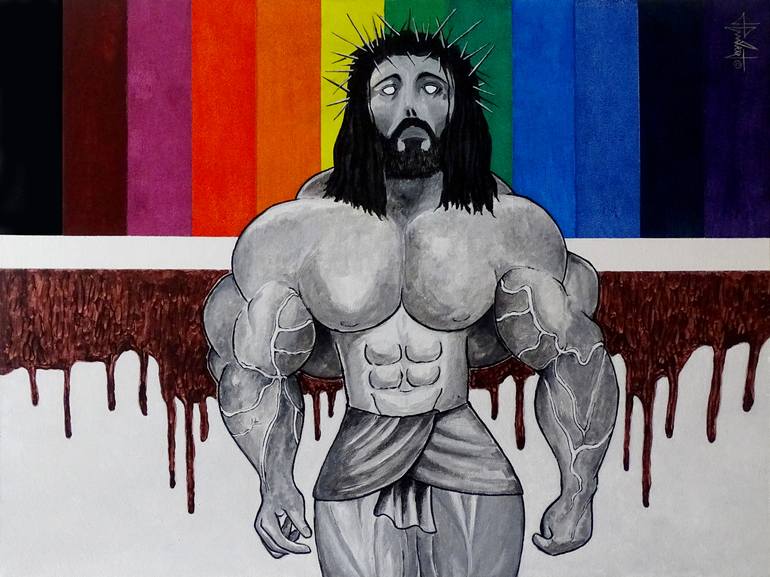 Gray Man Return Painting by Humberto Lancer | Saatchi Art