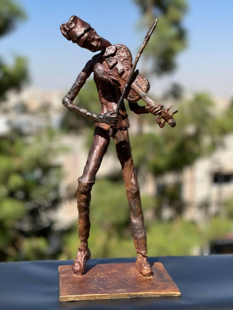 Kamanja Player Sculpture by Lamia Fakhoury | Saatchi Art