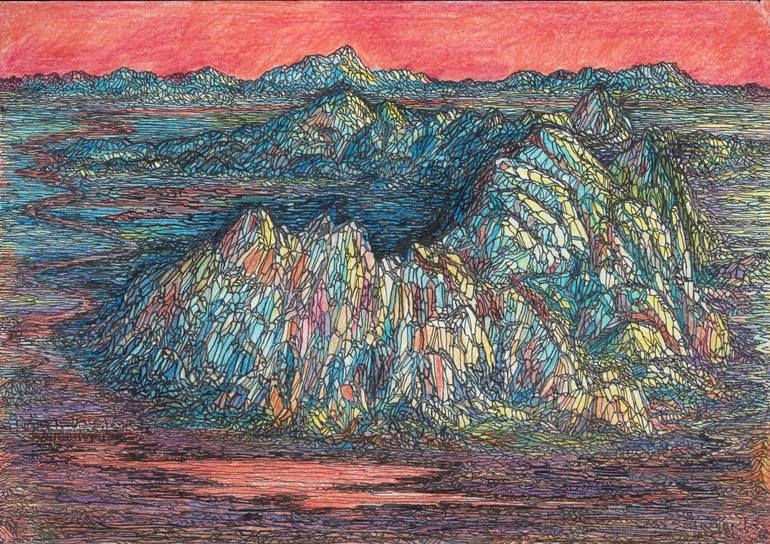 A Range of Technicolour Drawing by Rusticity by the Raj family ...