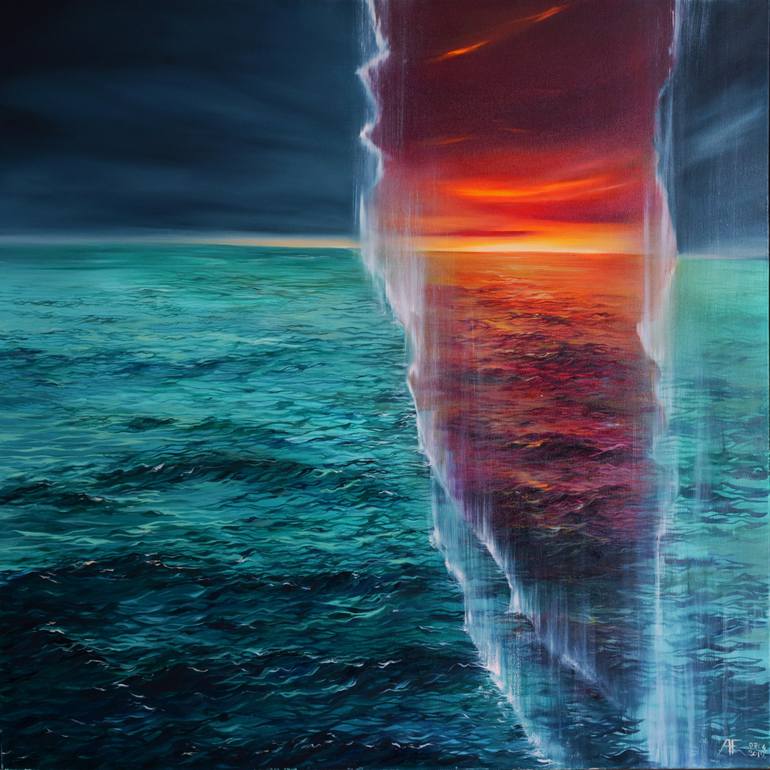 Your limit Painting by Alina Hamalia | Saatchi Art