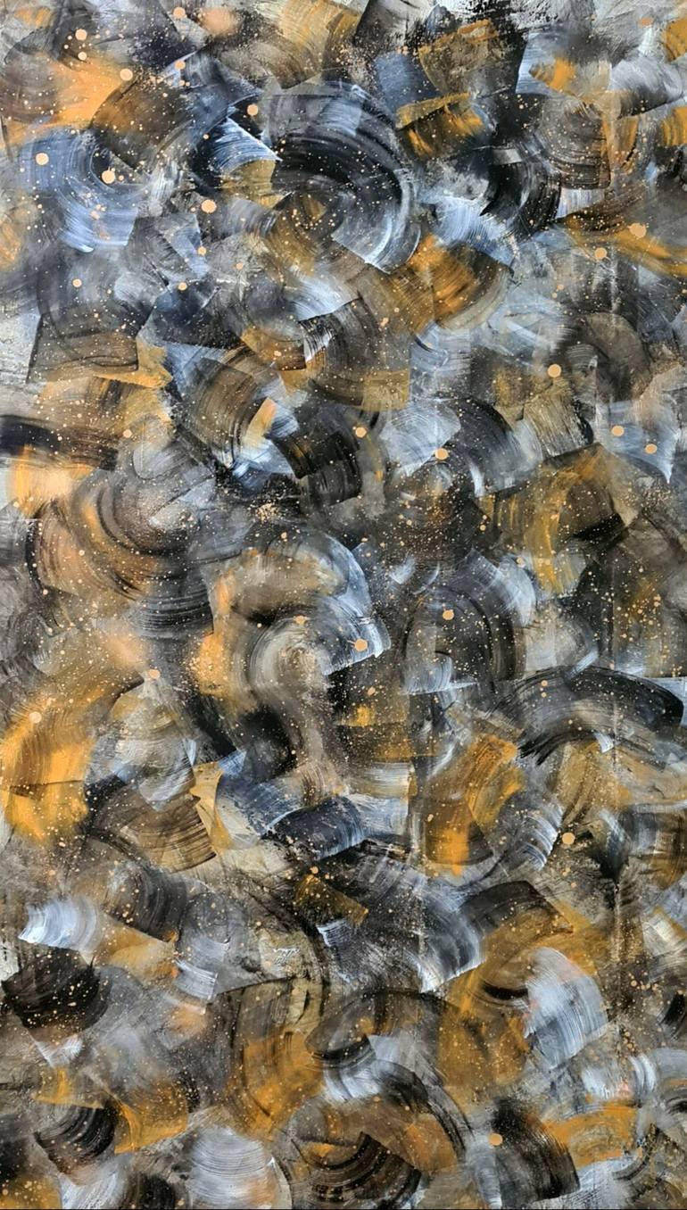 NIGHT RIPPLE Painting by Hazel Wu | Saatchi Art