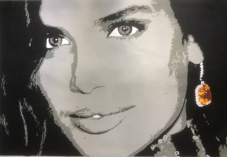 Victoria secret series: Sara Sampaio Painting by Gabriel Foglia ...