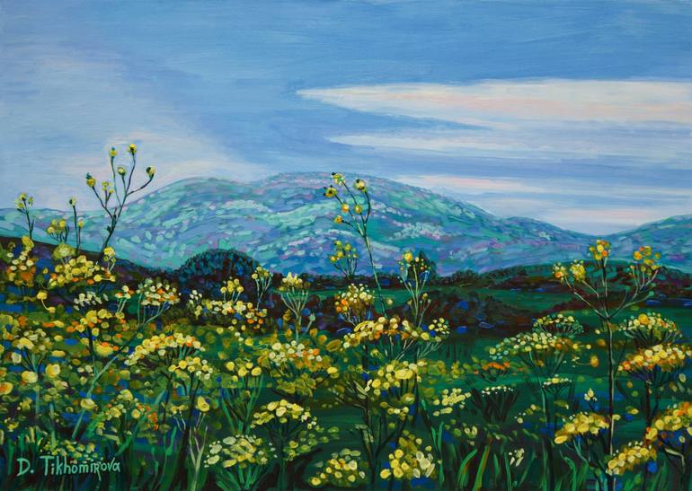 Altai Painting by Daria Tikhomirova | Saatchi Art