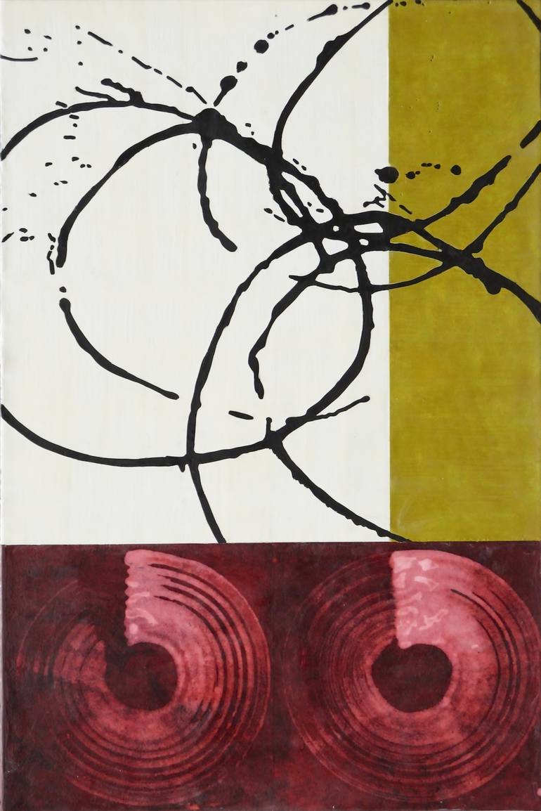 Triple Somersault Painting by Kim Bernard | Saatchi Art
