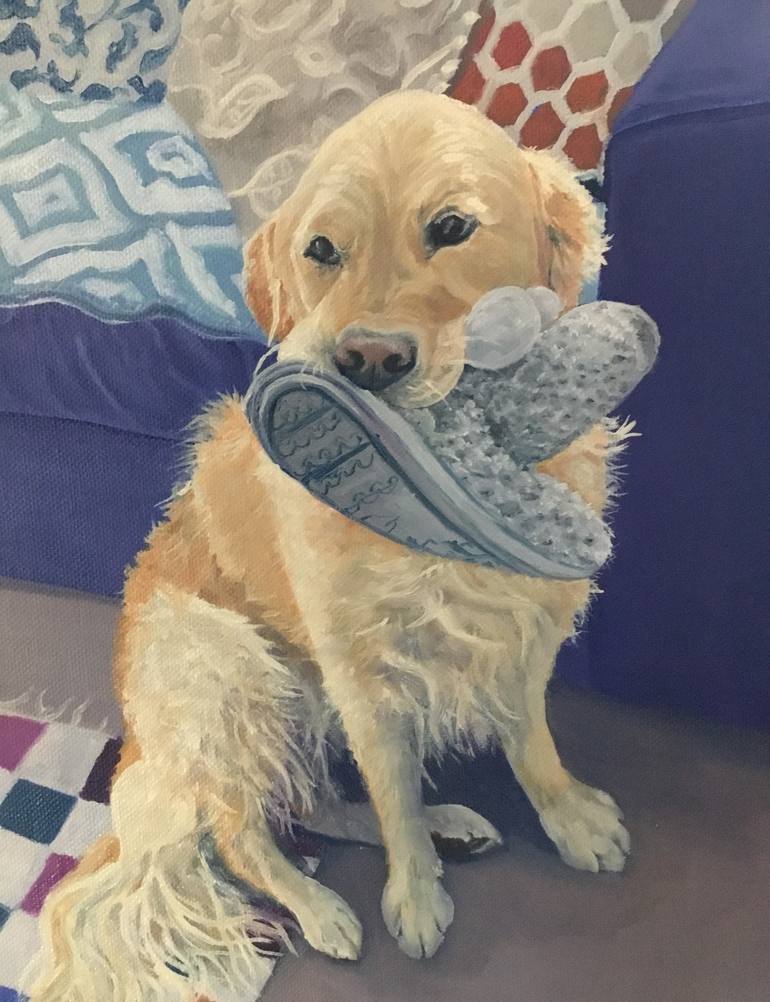 Alfie Painting by Sara Pike | Saatchi Art