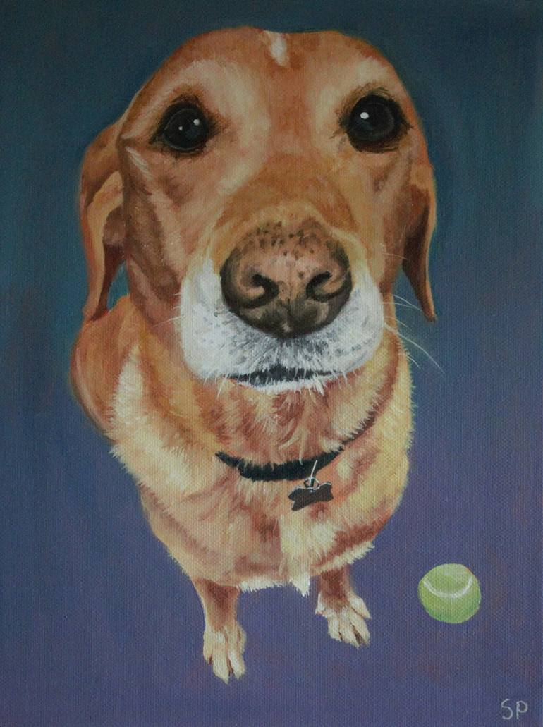 Barney Painting by Sara Pike | Saatchi Art