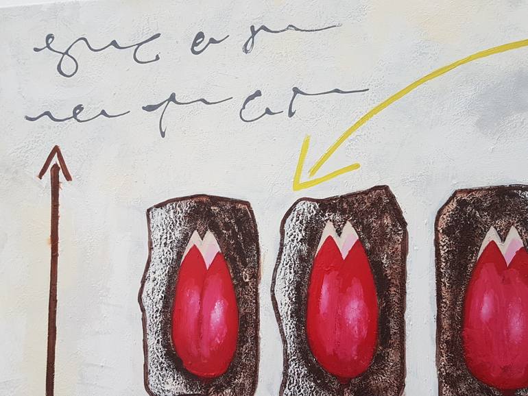 desert rose Painting by Freddy Jacobs | Saatchi Art