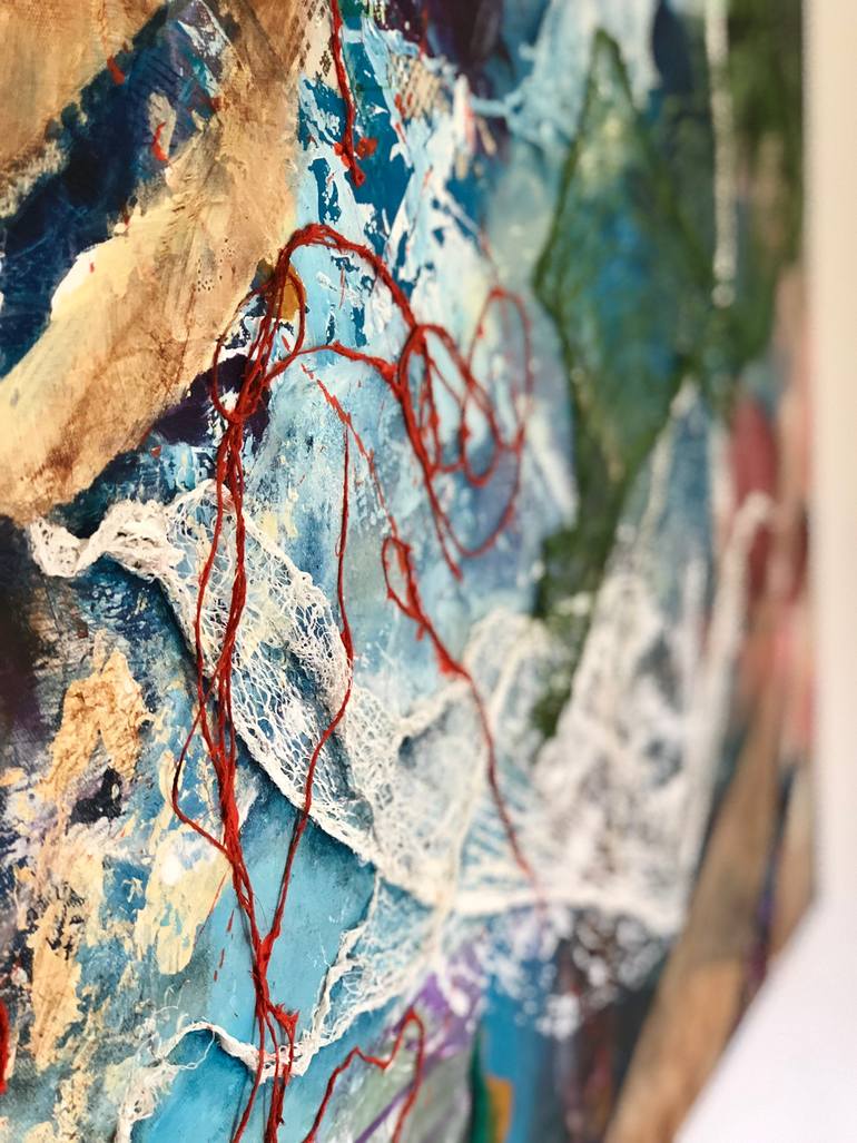 OVERWHELMED Painting by Mari Vizquerra | Saatchi Art