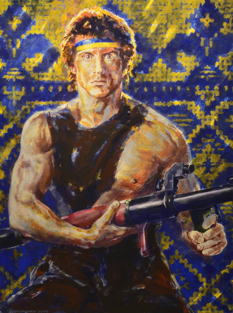 RAMBO Painting by Yurii Yermolenko | Saatchi Art