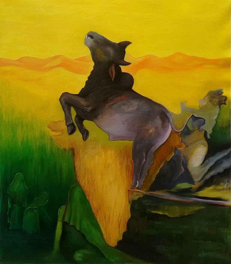 Saare Jahan Se Achha Painting by Amit Paradkar | Saatchi Art