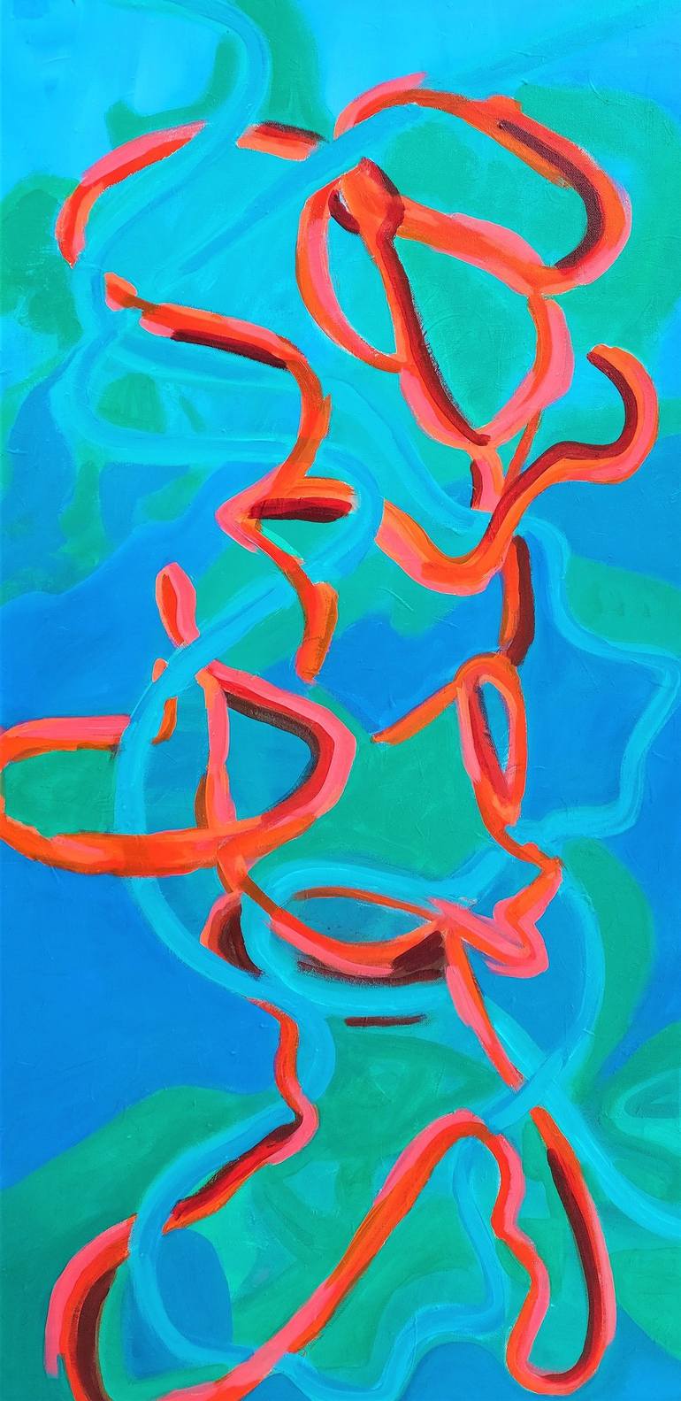 Inflection Painting by Cindy Bernier | Saatchi Art