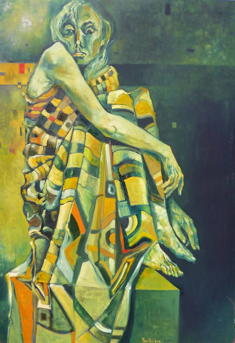 la loca Painting by Manuel Rodriguez Ortega | Saatchi Art