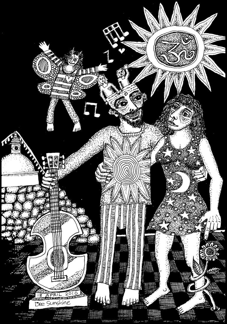 A Precognition Of Love Drawing by Dee Sunshine | Saatchi Art