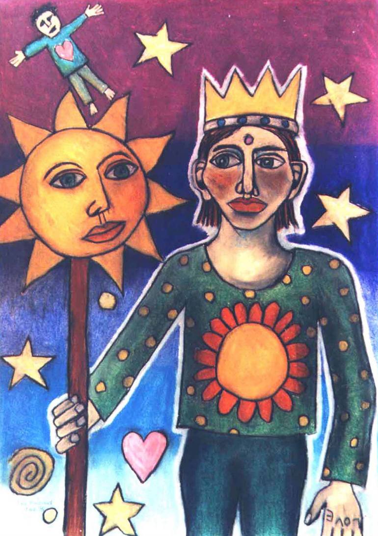 The Magus Drawing by Dee Sunshine | Saatchi Art