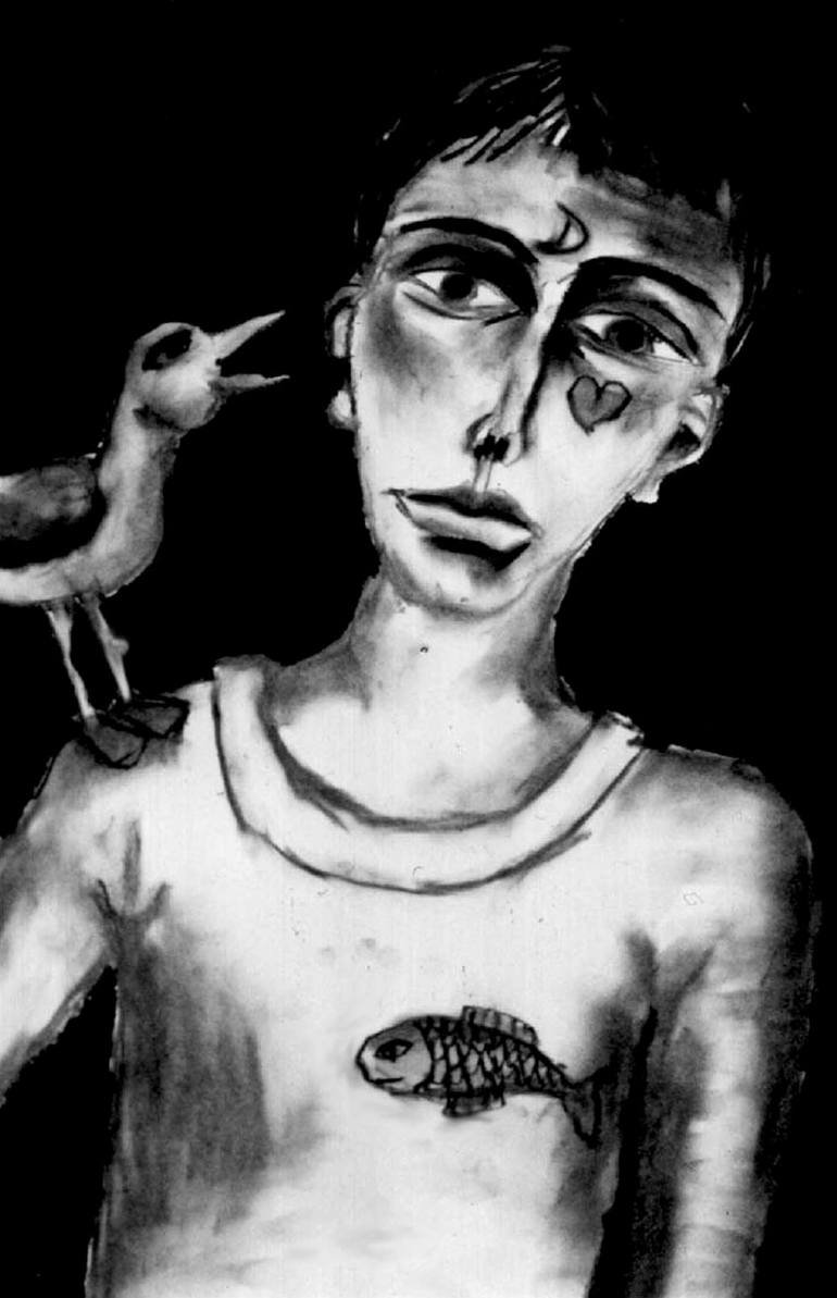 The Poet's Muse Drawing by Dee Sunshine | Saatchi Art